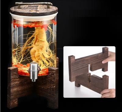 China 5000ml 7500ml 10000ml Custom Wine Glasses Glass Liquor Storage Tank for sale