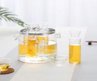China Novolink OEM High Borosilicate Glass Liquor Warmer Custom Wine Glasses for sale