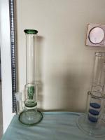 China Portable Borosilicate Glass Shisha Handheld Mini Bubbler Water Pipe for sale