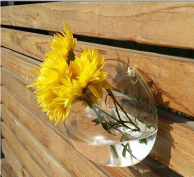 China OEM Semi Sphere Planter Bulb Vase Wall Hung Terrarium Daily Use for sale