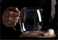 China 850ml Borosilicate Glasswares Share Tea Cups Set​ With Colorful Handle for sale