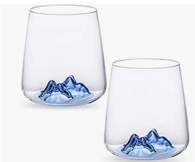 China 400ml Stemless Alcohol Glass Cups For Juice Wine Cocktail Whiskey for sale