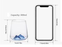 China 400ml Stemless Alcohol Glass Cups For Juice Wine Cocktail Whiskey for sale