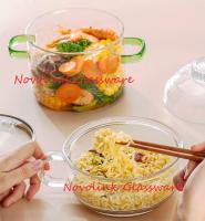 China Heat Resistant Borosilicate Microwave Cookware Glass Pot With Lid for sale
