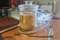 China OEM Borosilicate Glass Mug For Hot and Cold Drinks Coffee Tea Chocolate Juice Water Milk Beer for sale