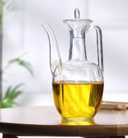 China Novolink Borosilicate Glass Teapot Seasonings Dispenser Oil Dispenser With Lid And Handle for sale