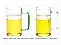 China Novolinkl/OEM ODM 350ml Borosilicate Glass Teapot Mug For Loose Leaves Herbal for sale