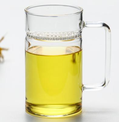 China Novolinkl/OEM ODM 350ml Borosilicate Glass Teapot Mug For Loose Leaves Herbal for sale