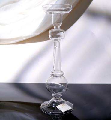 China Height 180mm Decorative Glassware Candle Holder Votive Cup Set Of 3 for sale