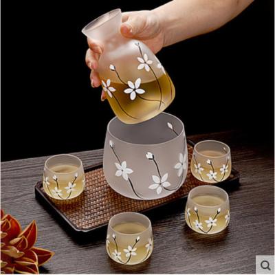 China Heat Resistant Japanese Sake Warmer Electric Oven Liquor Cooler Set for sale