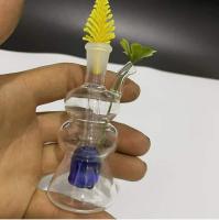 China Heat Resistant Borosilicate Glass Shisha 3 Bubble 35cm Water Pipe for sale