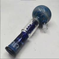 China Blue Portable High Borosilicate Glass Shisha for sale