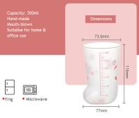 China Novolink High Borosilicate Glass Tumbler Cup Cartoon Boot Design for sale