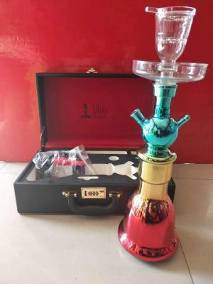 China 80cm Gradient Colorful Borosilicate Glass Shisha for sale