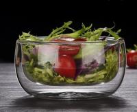 China Novolink OEM Double Wall High Borosilicate Glass Dinnerware for sale