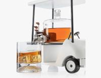 China Clear 850ml Borosilicate Glass Decanter For Whiskey Wine Gift Set for sale