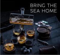 China Swordfish Borosilicate Glass Decanter Whiskey Dispenser Luxurious Set for sale