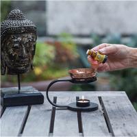 China Aromatherapy 80ml Essential Oil Warmer Diffuser Tea Light Candle Holder for sale
