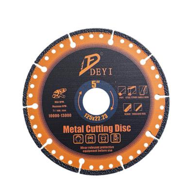 China Vacuum Brazed 125mm Porcelain Diamond Cutting Disc Multipurpose for sale