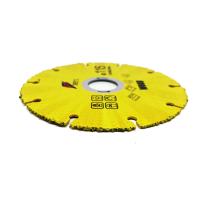 China Deyi 115mm Circular Alloy Saw Blade With Grit Cutting Wood With Nail for sale
