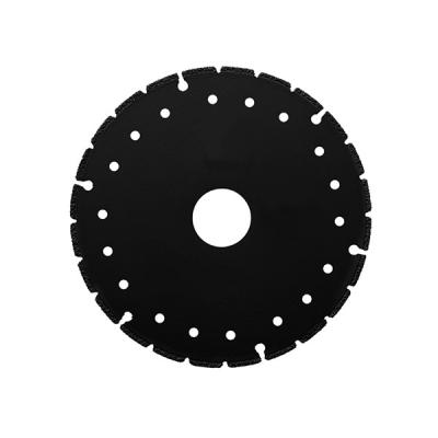 China Vacuum Brazed 4.5 Inch Diamond Saw Blade Slicing Disc Metal Rebar Cutting for sale