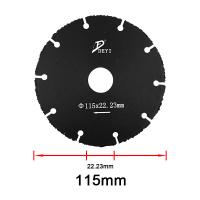 China 115mm*22.23mm Hard Tungsten Alloy Saw Blade Wood Cutting for sale