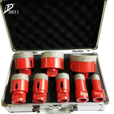 China 35mm Diamond Core Tile Drill Bit Vacuum Brazed M14 for sale