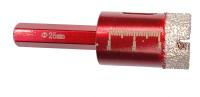 China 45mn Diamond Masonry Core Drill Bit 6mm 12mm 14mm For Power Drill for sale