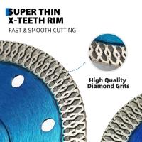 China Hot Press 125 Mm 4 Inch Diamond Saw Blade For Ceramic Tiles Cutter for sale
