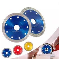 China Mesh Thin Turbo 6.5 7.25 Diamond Saw Blade Porcelain Tile Cutting Disc for sale