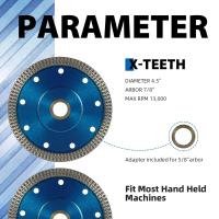 China Oem 185mm 10 Diamond Saw Blade For Granite Tile Porcelain for sale