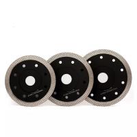 China Turbo 3 Diamond Coated Saw Blade Granite Marble Cutting Disc Porcelain Tile Ceramic for sale
