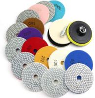 China 11+1 Backer 400 Grit Diamond Polishing Pad For Quartz for sale