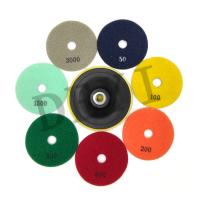 China 4 Inch Marble 200 Grit Diamond Polishing Pad For Stone Renewing for sale