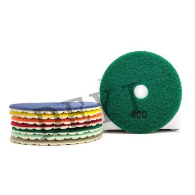 China 4 Inch Marble 200 Grit Diamond Polishing Pad For Stone Renewing for sale
