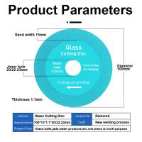 China Green 100mm 10 Diamond Saw Blade Ultra Thin For Cut for sale