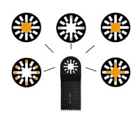 China Black Silver Bi Metal Cutting Oscillating Saw Blade 40-45 HRC for sale