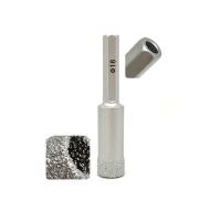 China Deyi White Hexagonal Diamond Drill Core Bits For Ceramic Tile for sale