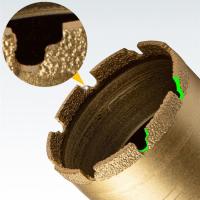 China Thread Body Brazed Wet Dry Diamond Hole Saw 340mm For Concrete Wall for sale