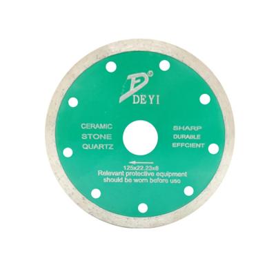 China Blue Continue Rim Wet Sintered Diamond Disc Cutting Blade Dia 75mm 105mm for sale
