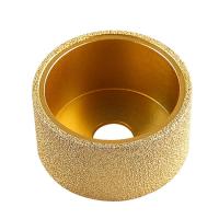 China Marble 75mm Hand Diamond  Grinding Wheel Flate Vacuum Brazed for sale