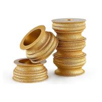 China Deyi Marble Granite 75mm PCD Grinding Wheel Vacuum Brazed for sale