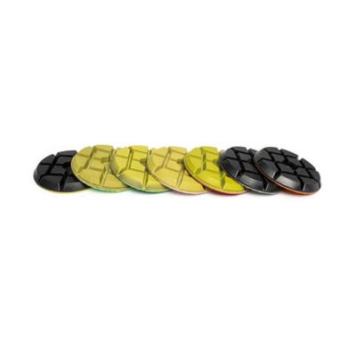 China Thickness 10mm Diamond Floor Polishing Buffer Pads For Concrete 80mm 100mm for sale