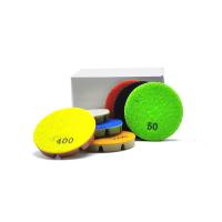 China Thickness 10mm Diamond Floor Polishing Buffer Pads For Concrete 80mm 100mm for sale