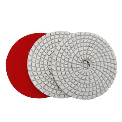 China Thickness 3mm Resin Diamond Polishing Pad For Polishing 100mm 125mm for sale