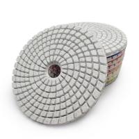 China Deyi 100mm 125mm Diamond Polishing Pads 5 Inch For Marble for sale