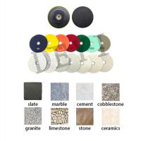 China 4 Inch 3mm Diamond Polishing Pad for sale