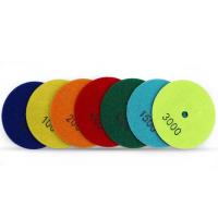 China Thickness 4mm Dry Diamond Polishing Resin Pads For Marble 2400 RPM for sale