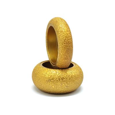 China 35mm Vacuum Brazed Ceramic Diamond Grinding Wheel Hole Dia 20mm 22.23mm for sale