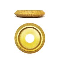 China V Shape 15mm Diamond Grinding Wheel 75mm Manual Grinder Wheel for sale